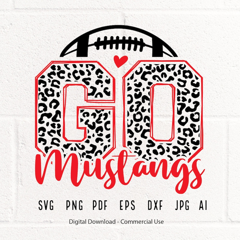 Go Mustangs - Etsy