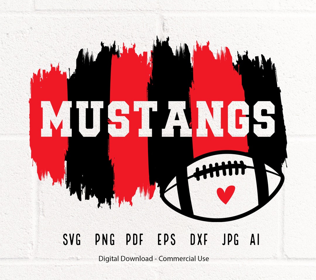 Mustangs SVG PNG, Mustangs Mascot Svg, Mustangs Cheer Svg, Mustangs ...