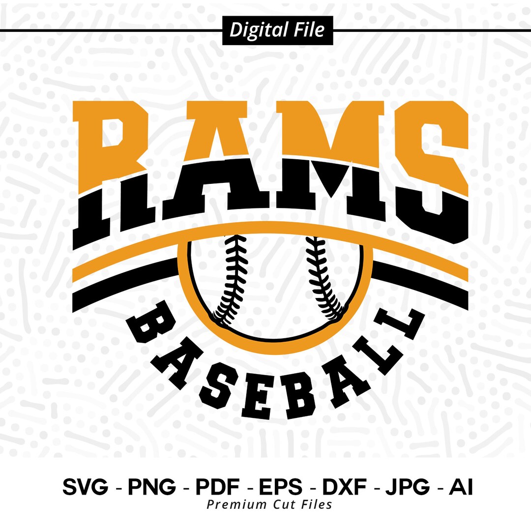 Baseball SVG PNG, Rams, Baseball, Svg, Ram Baseball, Rams Shirt ...