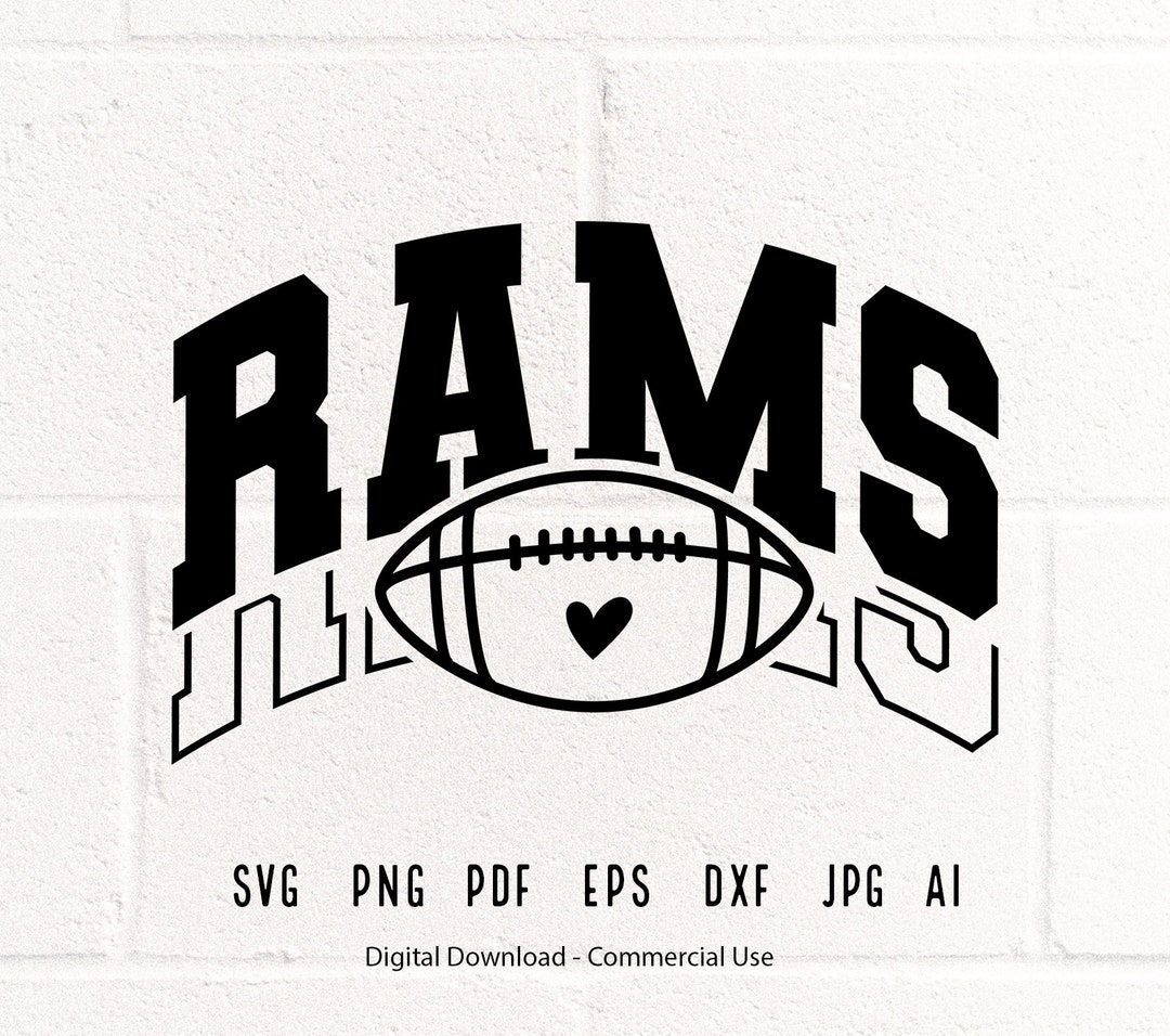 Rams SVG PNG, Rams Football Svg,rams Mascot Svg,rams Cheer Svg,rams ...