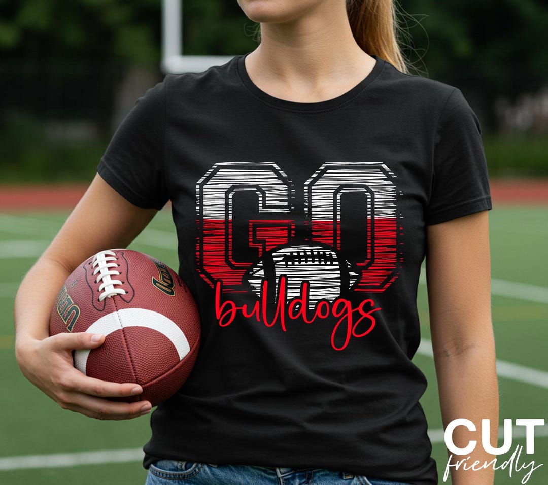 Go Bulldogs Football SVG – School Spirit Design (digital Download) - Etsy