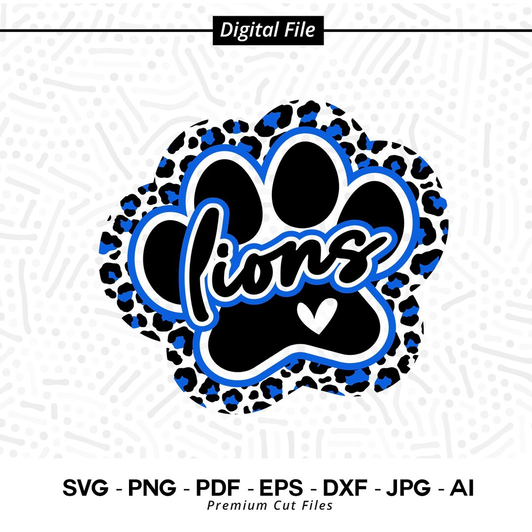 Lions Paw Svg Png, Lions Svg, Lion Svg, Leopard Lions Paw, Leopard Paw ...