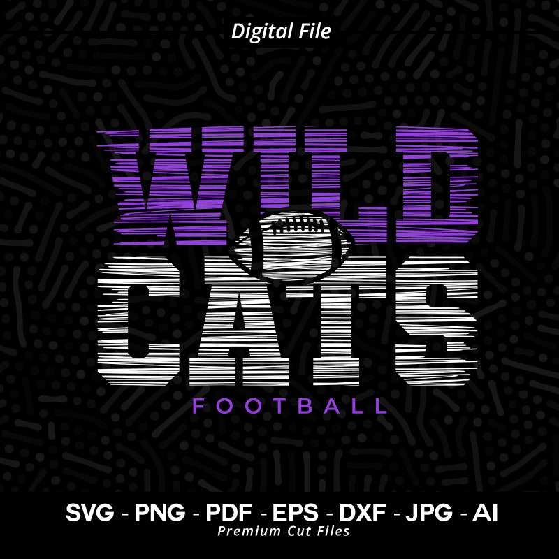 Wildcats Football - Etsy