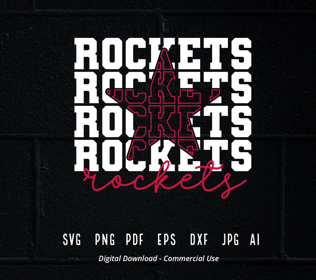 Stacked Rockets SVG, Rockets Mascot Svg, Rockets Svg, Rockets School ...