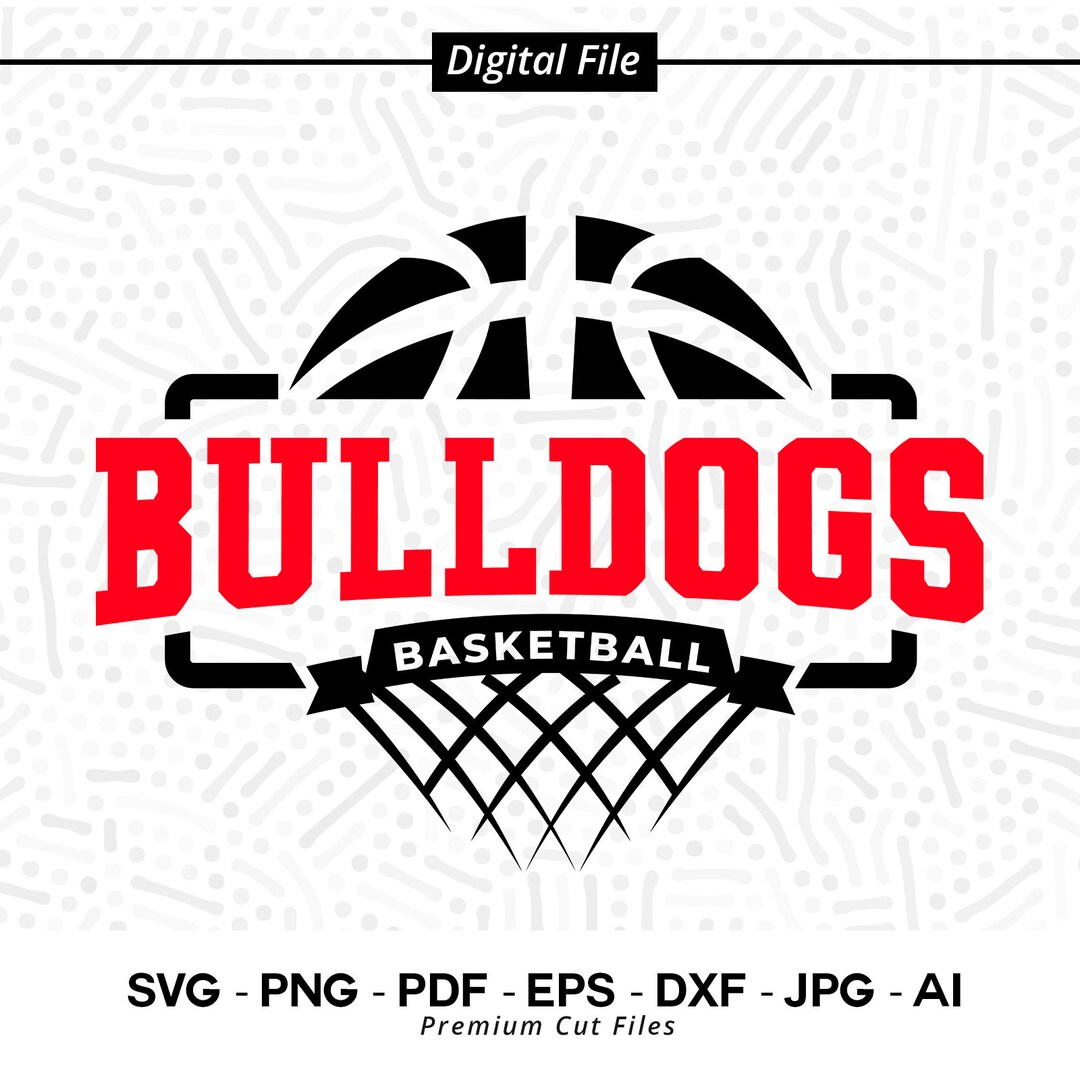 Bulldogs SVG PNG, Bulldog Svg, Bulldogs Basketball Svg, Basketball Svg ...
