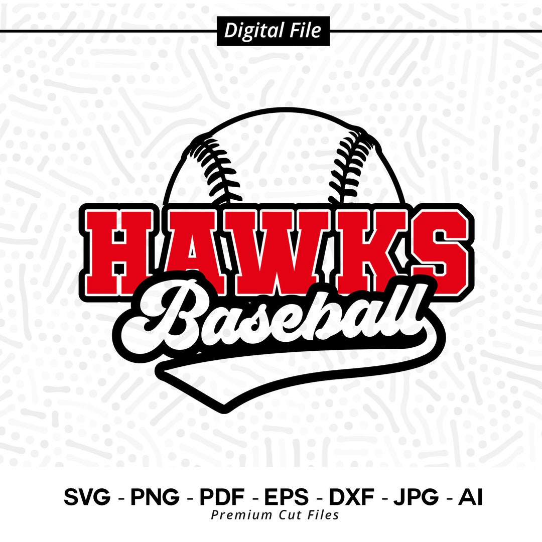 Baseball SVG PNG, Hawk Baseball, Hawk, Hawks, Baseball Svg, Cricut Svg ...