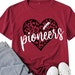 Leopard Heart Pioneers SVG, Pioneers Mascot Svg,pioneers Svg,pioneers ...