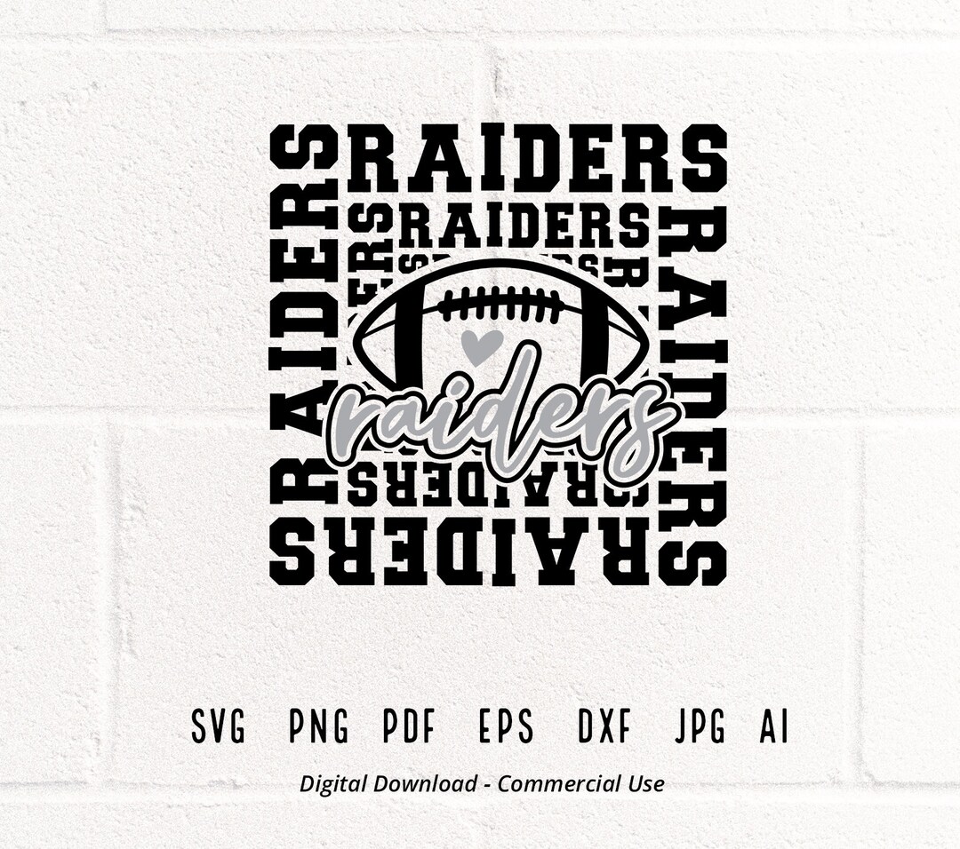 Raider Football Svg, Raider, Raiders, Football Svg, Png, Sublimation ...