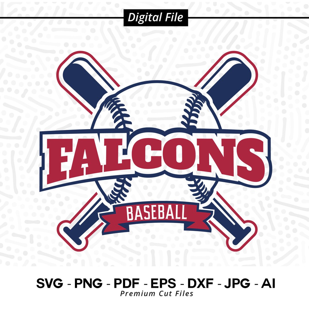 Falcons Baseball SVG PNG, Baseball Svg, Falcons Svg, Baseball Shirt Svg ...