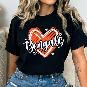 Bengals SVG PNG, Bengals Heart Svg, Bengals Football Svg, Bengals ...