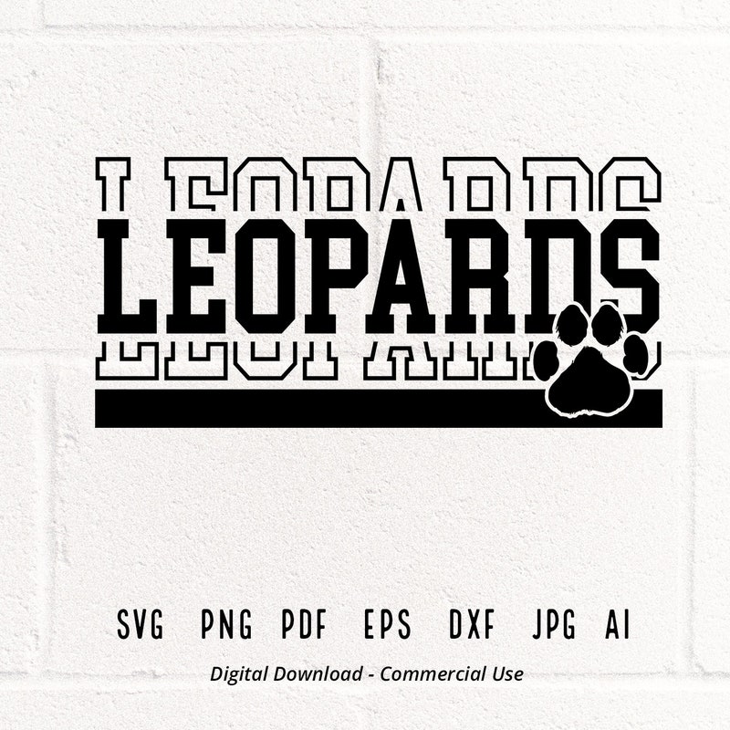 Leopard Svg - Etsy