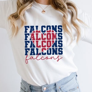 Stacked Falcons SVG Falcons Mascot Svg Falcons Svg Falcons - Etsy