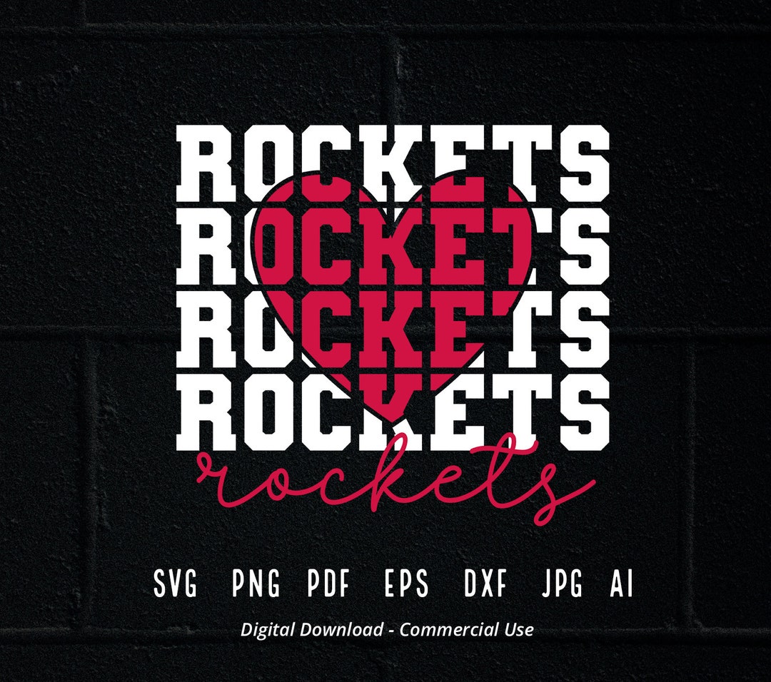 Stacked Rockets SVG, Rockets Mascot Svg, Rockets Svg, Rockets School ...