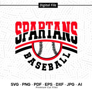Baseball SVG PNG, Spartans, Baseball, Svg, Spartan Baseball, Spartan ...