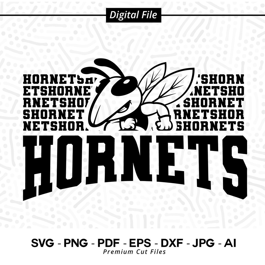 Hornet SVG PNG, Hornets Svg, Hornet, Hornets, Mascot, School ...