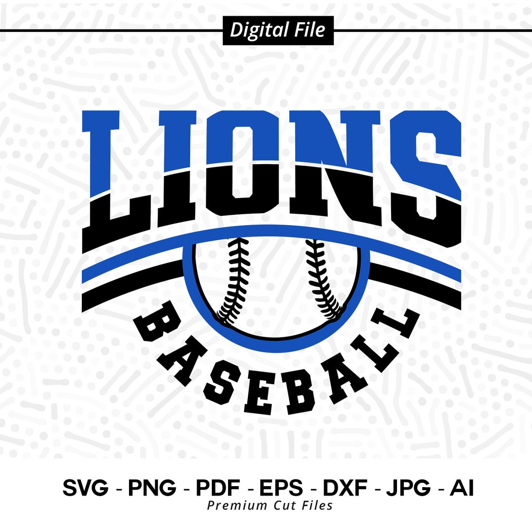 Baseball SVG PNG, Lions, Baseball, Svg, Lion Baseball, Lion, Baseball ...
