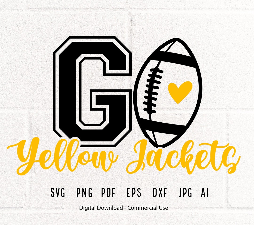 Yellow Jackets SVG PNG, Yellow Jackets Football Svg, Yellow Jackets Svg ...