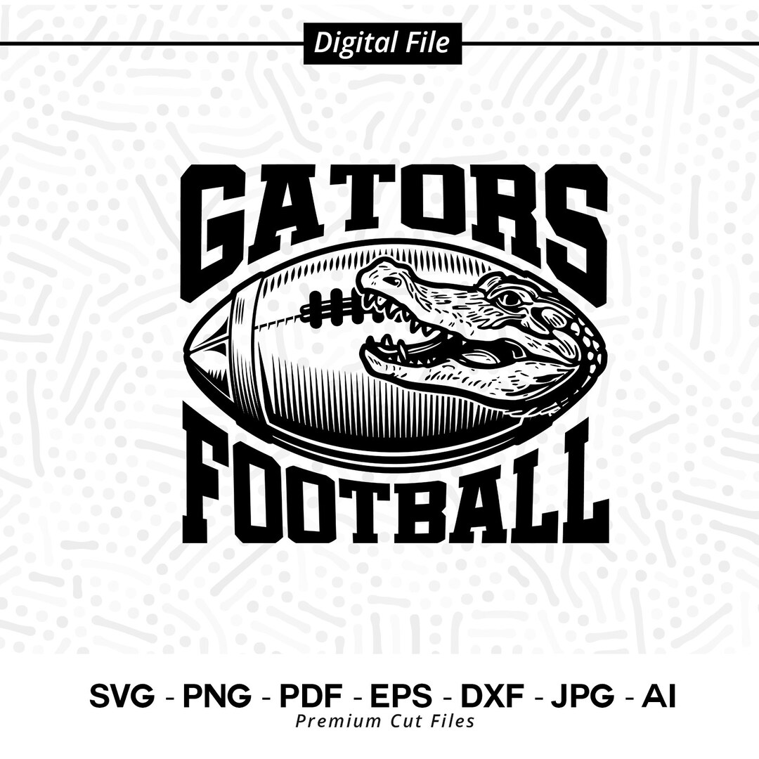 Gators SVG PNG, Gators Football Svg, Gators Face Svg, Gator, Football ...