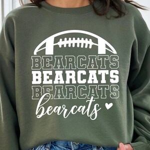 Stacked Bearcats SVG, Bearcats Mascot Svg, Bearcats Svg, Bearcats ...