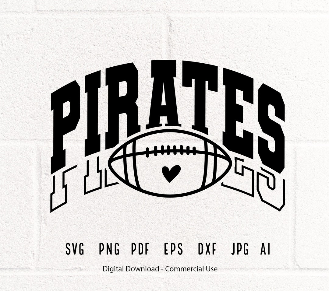 Pirates SVG PNG, Pirates Football Svg,pirates Mascot Svg,pirates Cheer ...