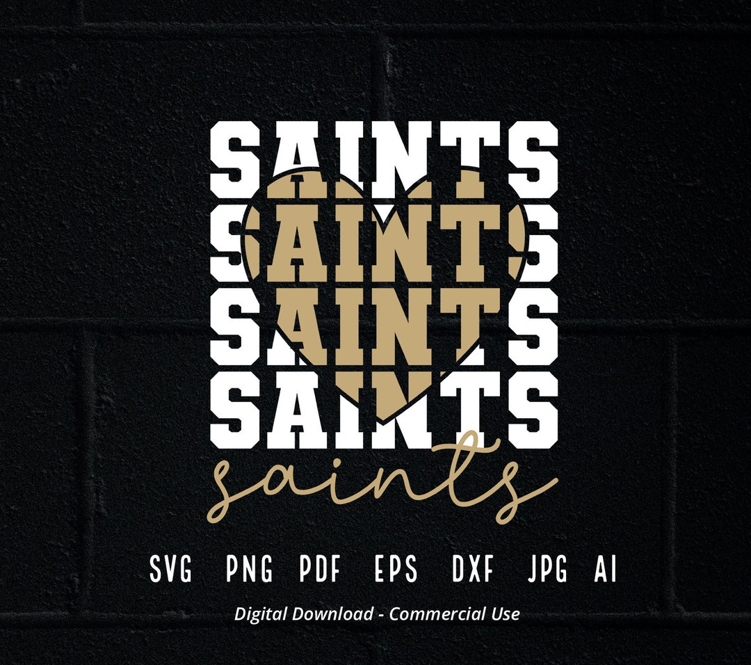 Saint Heart Svg, Saint, Saints, Heart Svg, Png, Sublimation, Heart ...