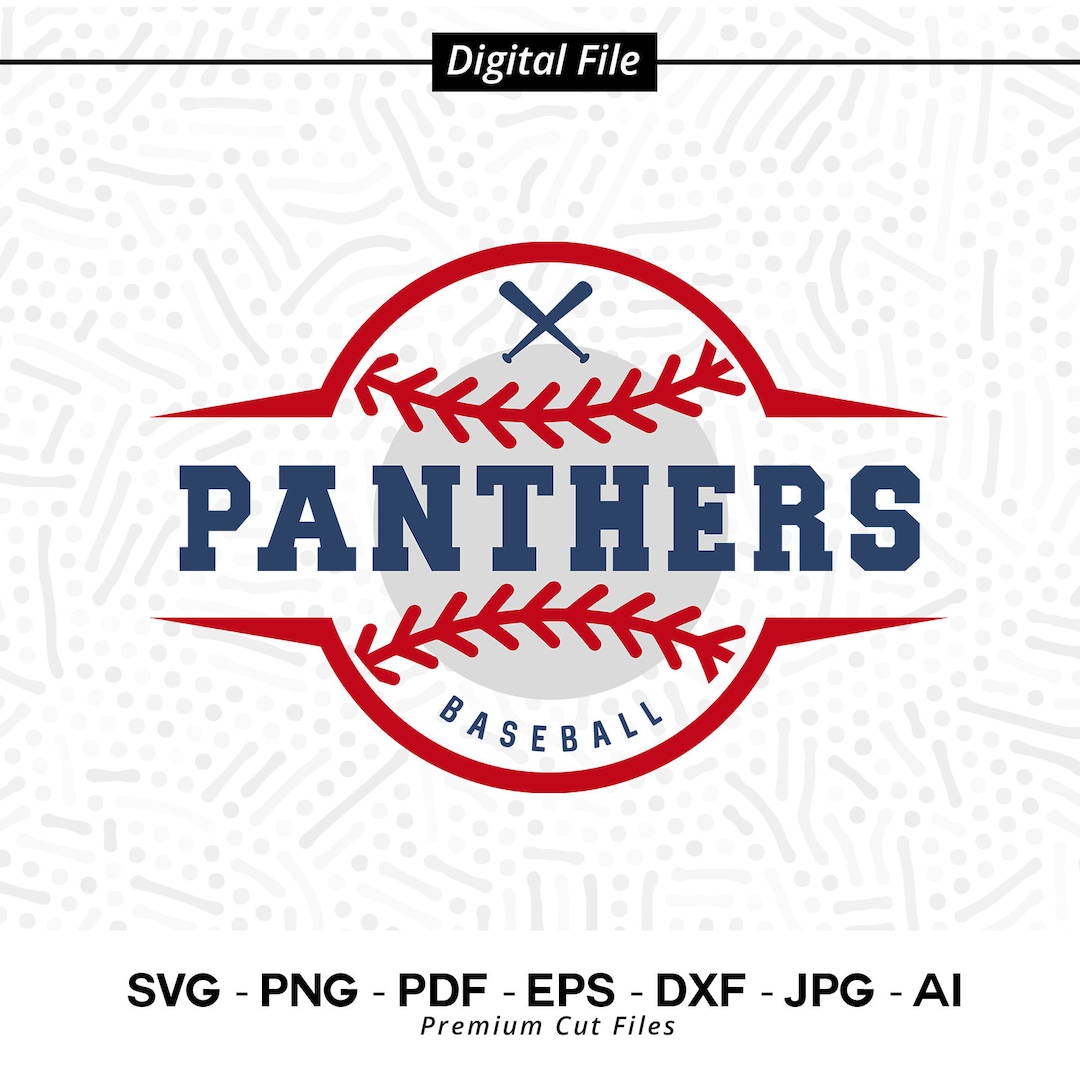Baseball SVG PNG, Panther Baseball, Panther, Panthers Svg, Baseball ...