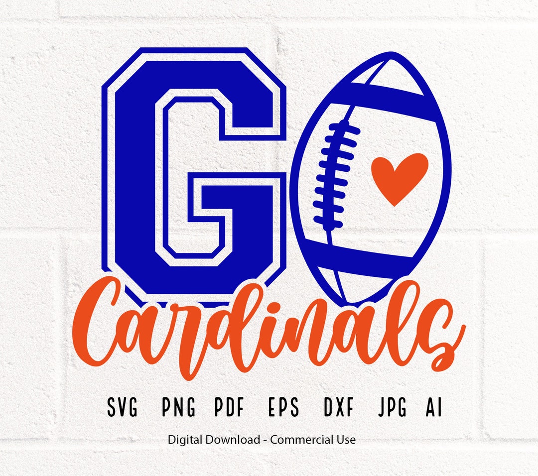Cardinals SVG PNG, Cardinals Football Svg, Cardinals Svg, Cardinals ...