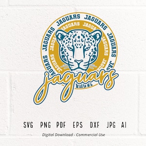 Jaguars SVG PNG, Jaguars Face Svg, Jaguars Mascot Svg, Jaguars Cheer ...