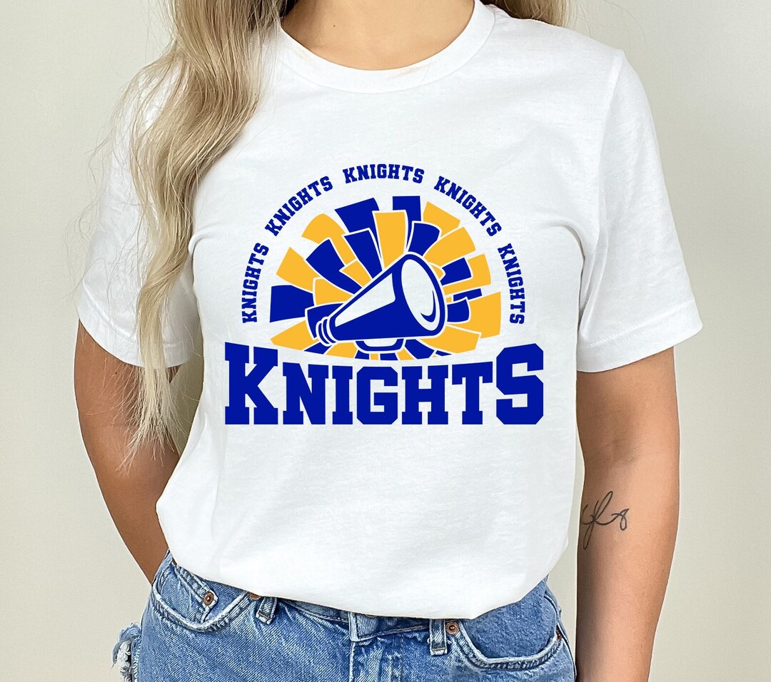 Knights Cheer SVG PNG Knights Mascot Svg Knights Svg - Etsy
