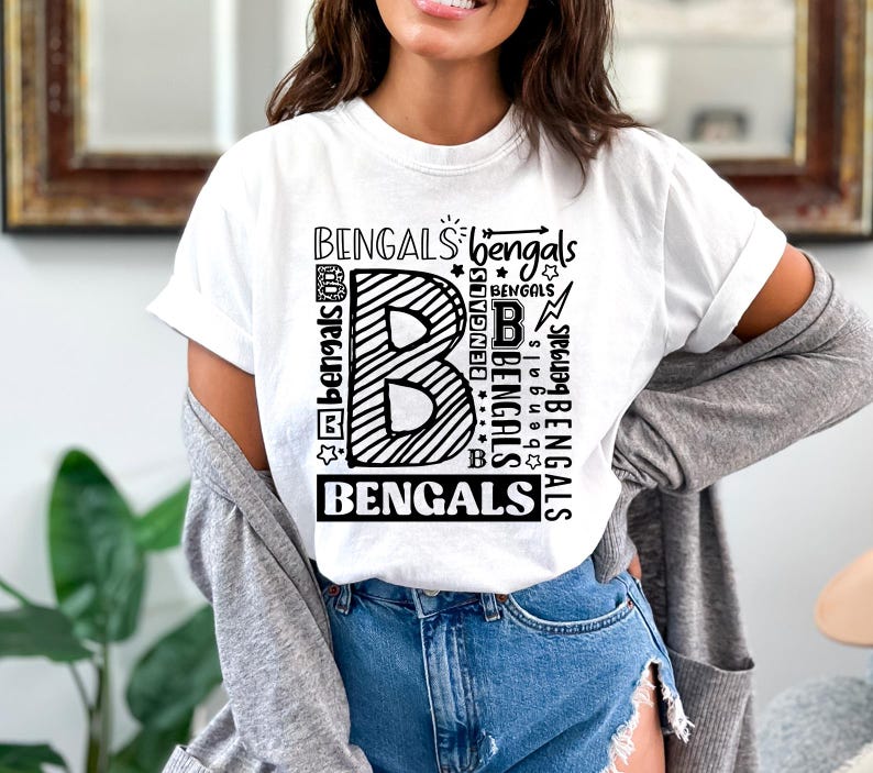 Bengals SVG PNG Bundle, School Spirit Typography (digital Download) - Etsy