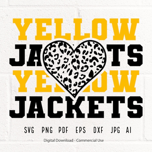 Yellow Jacket Cheer Svg - Etsy
