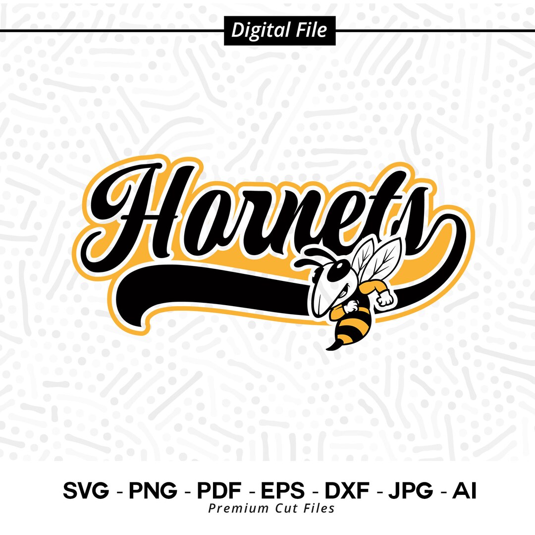 Hornet Svg Png, Hornets Svg, Hornet, Hornets, Mascot, School ...