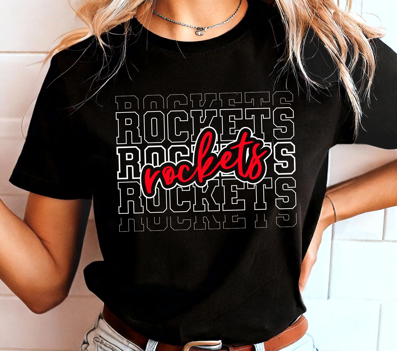 Rockets Stacked SVG, Mascot Cheer Design (digital Download) - Etsy