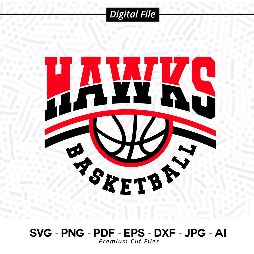 Hawks Basketball SVG, PNG, Cricut Cut File - Etsy