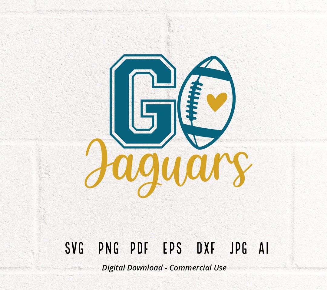 GO Jaguars SVG, Jaguars Mascot Svg, Jaguars Svg, Jaguars School Team ...