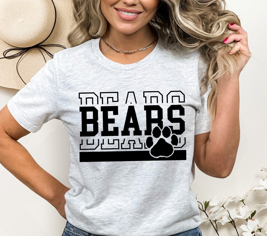 Bears SVG PNG Bears Paw Svg Bears Mascot Svg Bears Cheer - Etsy