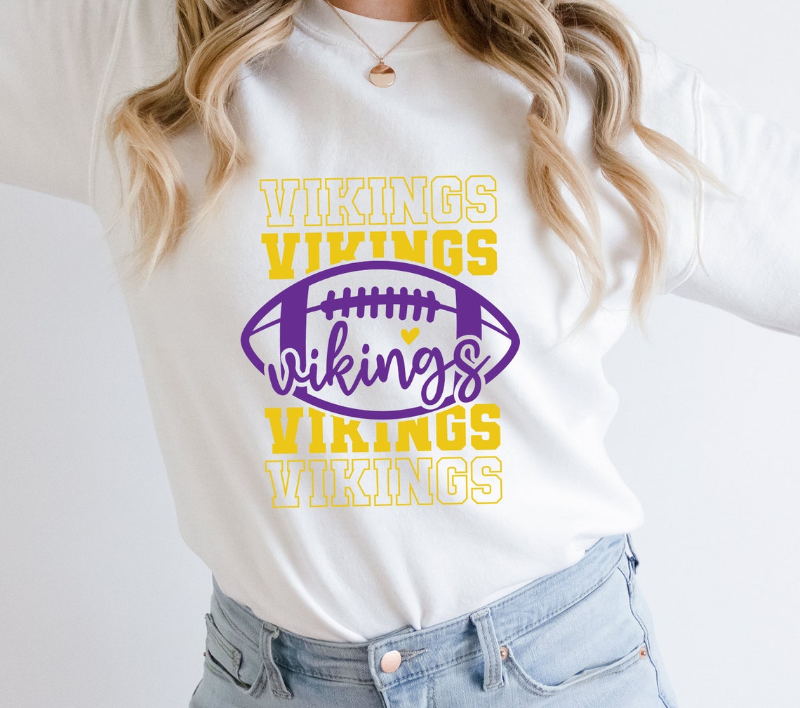 Vikings SVG Vikings Mascot Svg Stacked Vikings Svg Vikings - Etsy