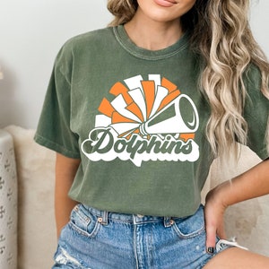 Dolphin Cheer Svg, Dolphin, Dolphins, Cheer Svg, Png, Sublimation, Pom ...