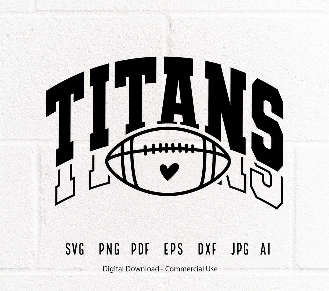 Titans SVG PNG, Titans Football Svg,titans Mascot Svg,titans Cheer Svg ...