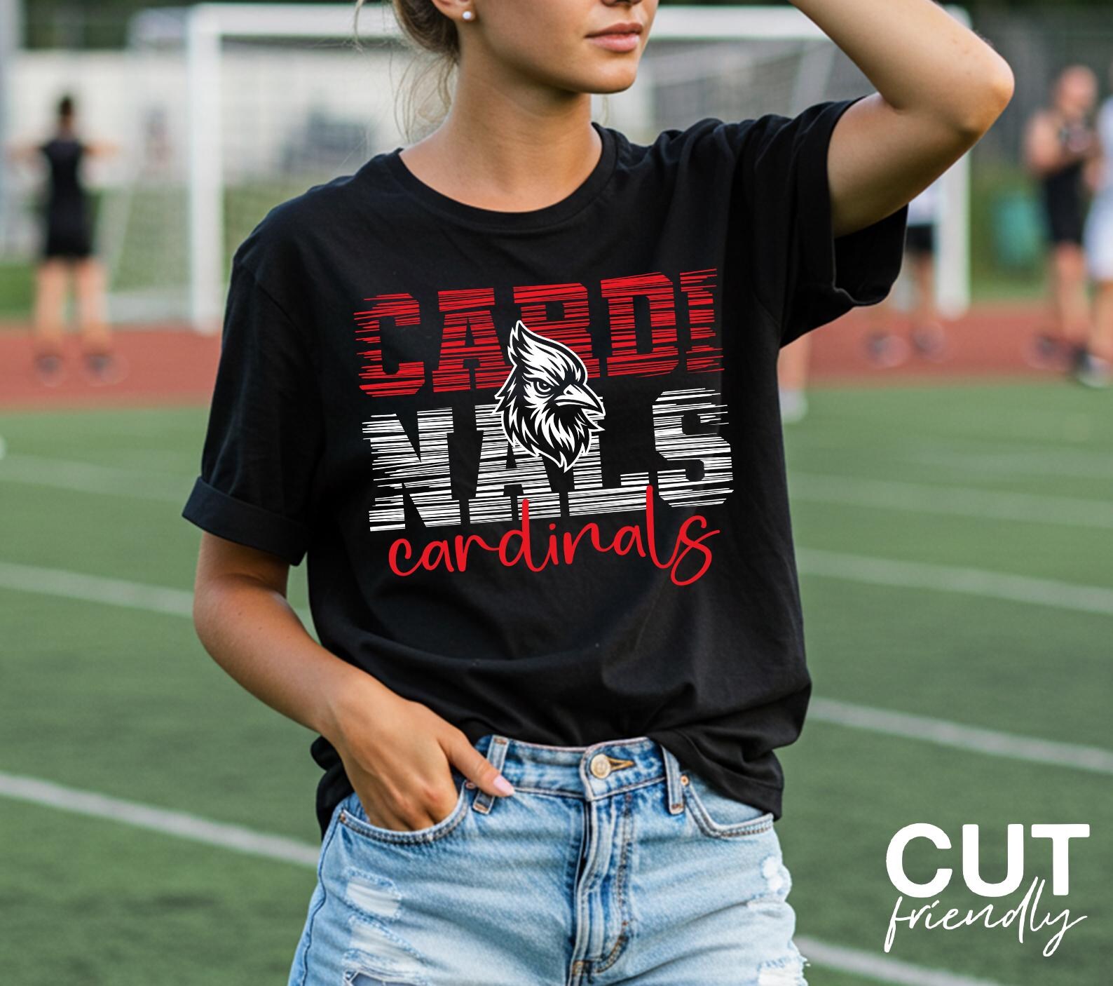 Fierce Cardinal Mascot SVG – School Spirit Design (digital Download) - Etsy