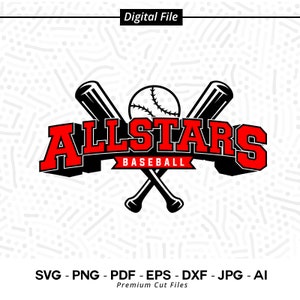 Allstars Svg Png, Allstars Shirt Svg, Baseball Svg, Allstar Baseball ...