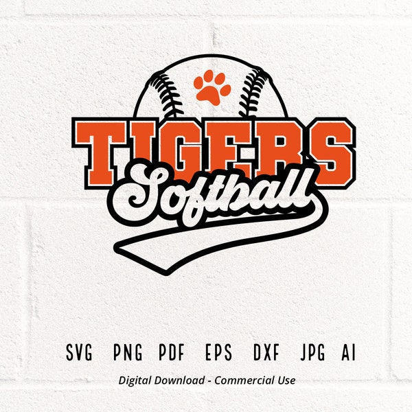 Softball Svg - Etsy