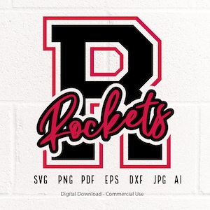 Rockets SVG PNG, Rockets Mascot Svg, Rockets Cheer Svg, Rockets Shirt ...