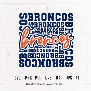 Bronco Svg, Bronco, Broncos, Svg, Png, B, Sublimation, Clipart, Digital ...
