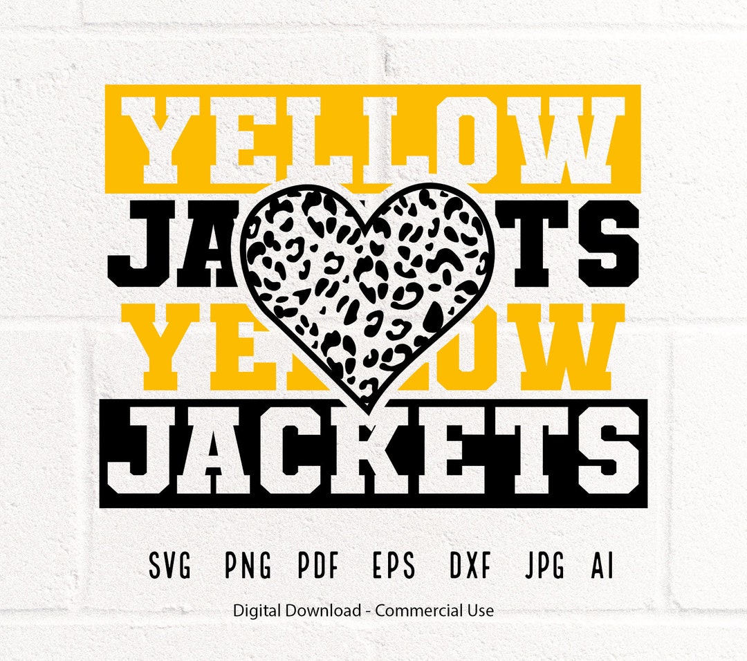 Yellow Jackets SVG PNG, Yellow Jackets Mascot Svg,yellow Jackets ...