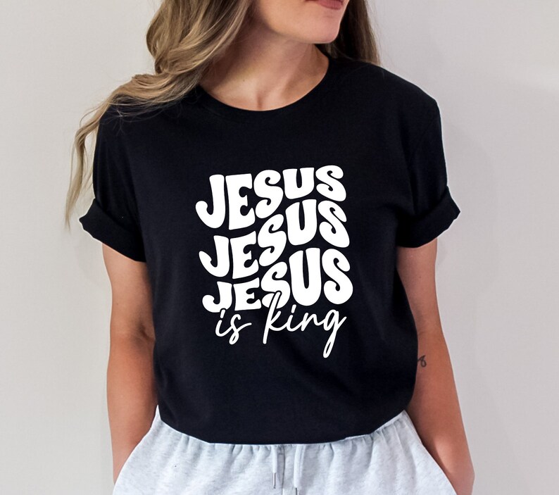 Jesus is King SVG PNG Christian Svg Stacked Jesus Svg Love - Etsy