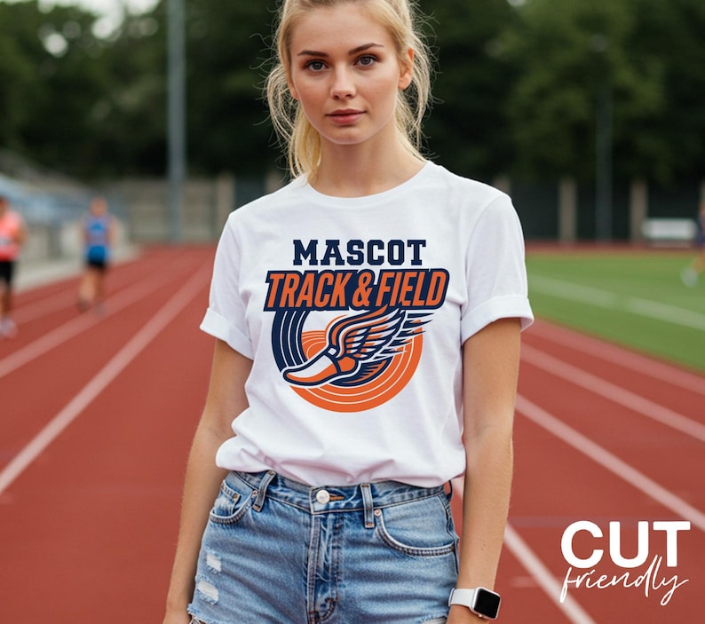 Editable Track and Field SVG Design, Team Name Template (digital ...
