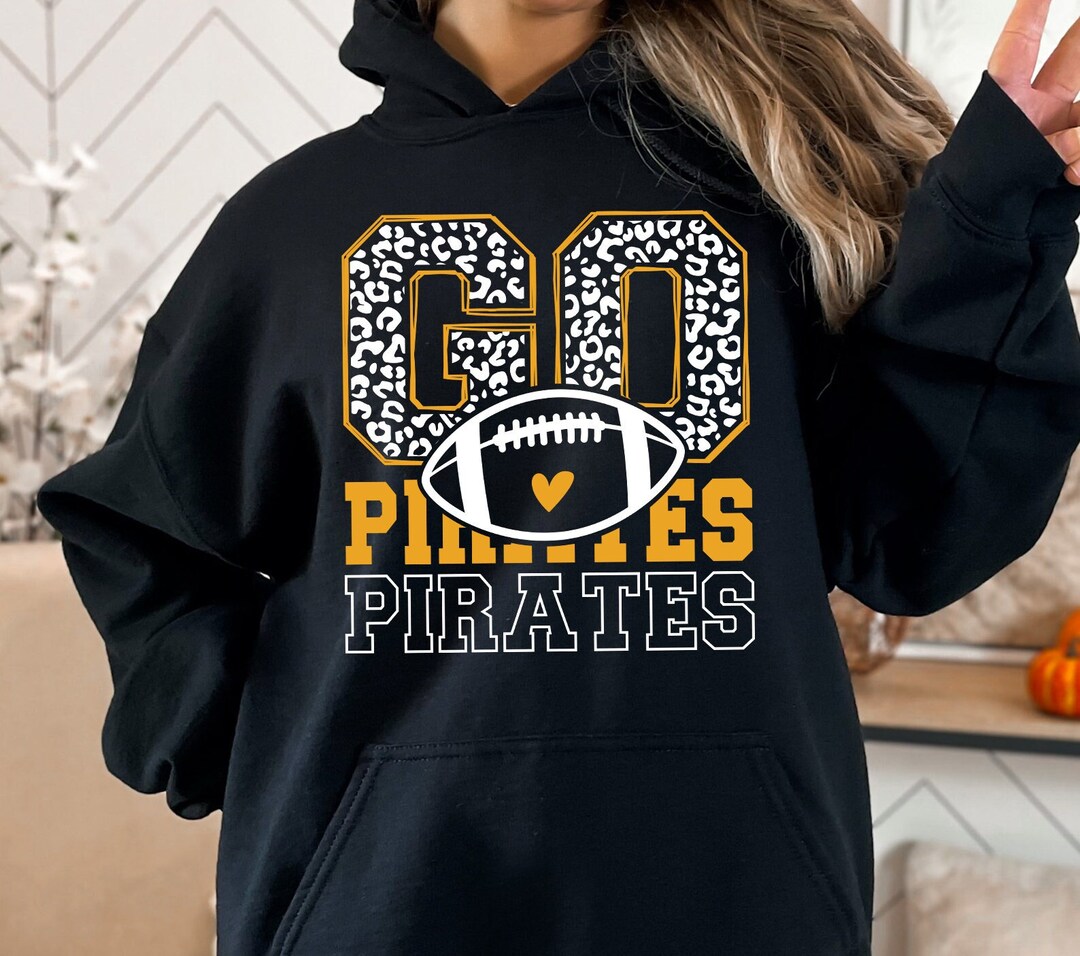 Leopard Go Pirates SVG Go Pirates Svg Pirates Mascot Svg - Etsy