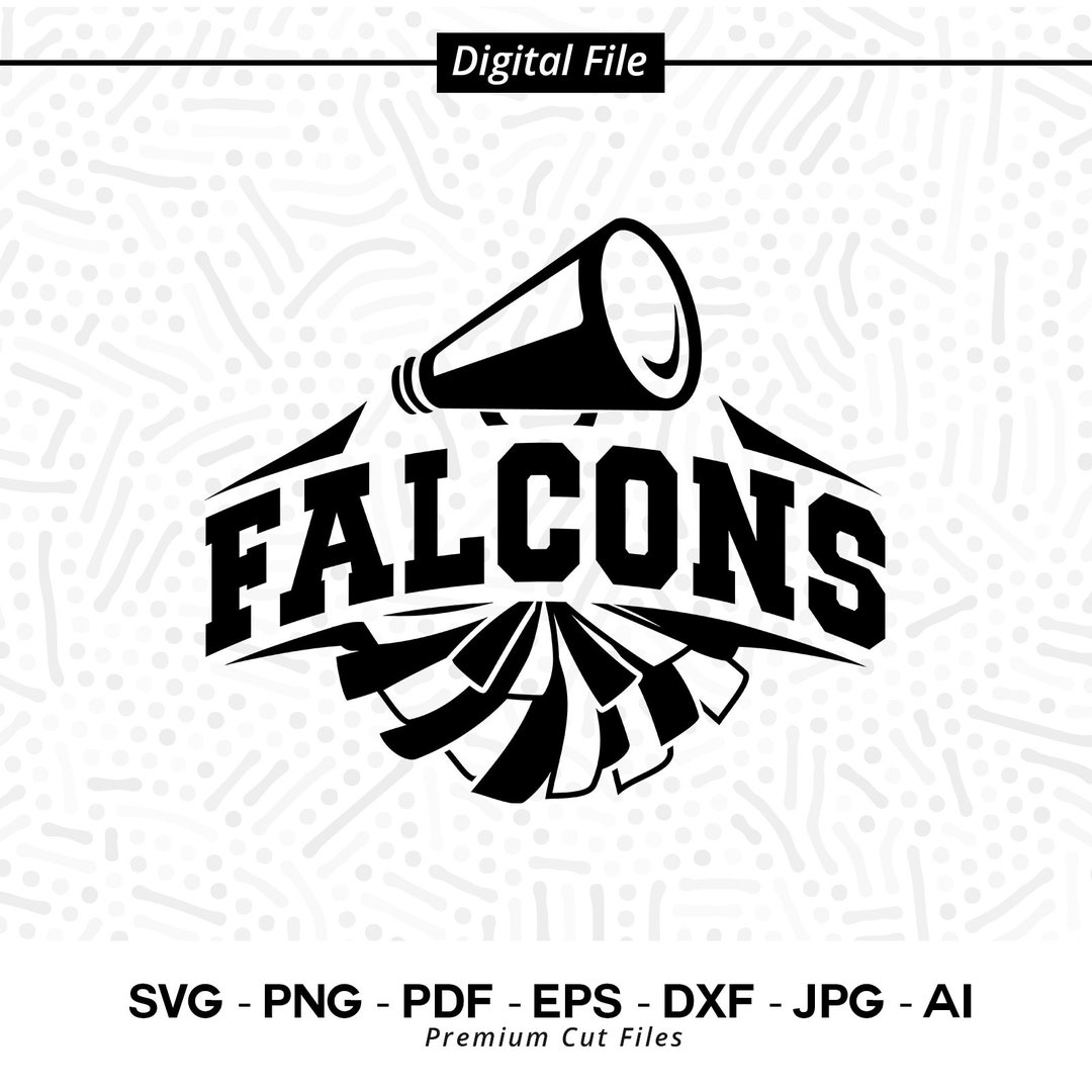 Falcons Cheer SVG PNG, Falcons Svg, Falcon, Cheer Svg, Falcons Vibes ...