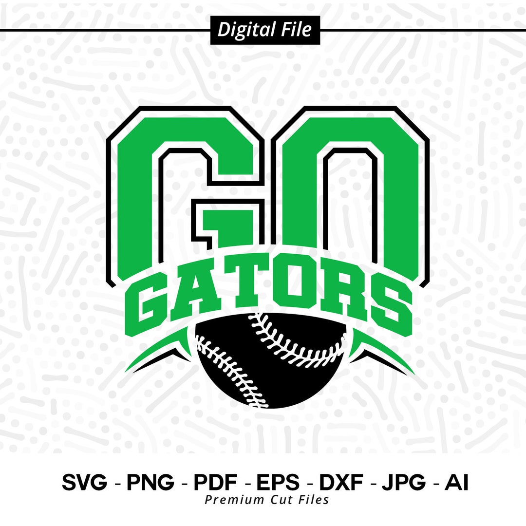 Go Gators Baseball Svg Png, Gators Svg, Gator Svg, Baseball Svg, Gators ...